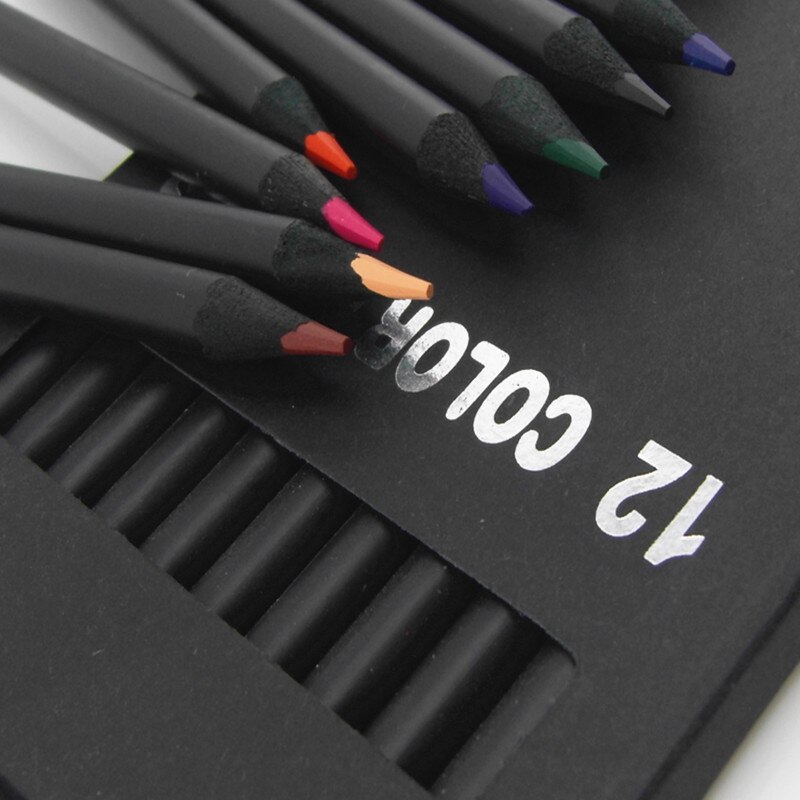 12 Pcs Pencil Packaging 12 Different Colours Color... – Vicedeal
