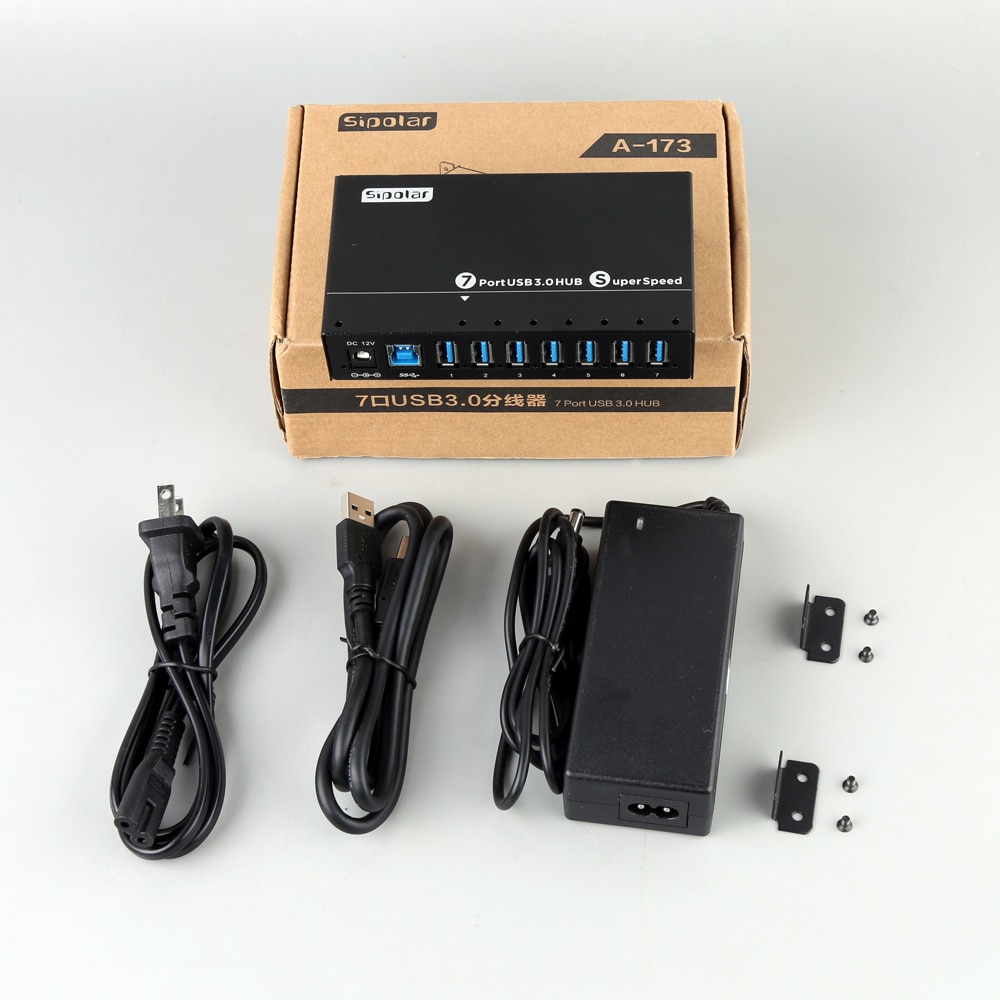 Model 7 Port Usb 3.0 Super Speed Hub Met Smart Poo... – Grandado