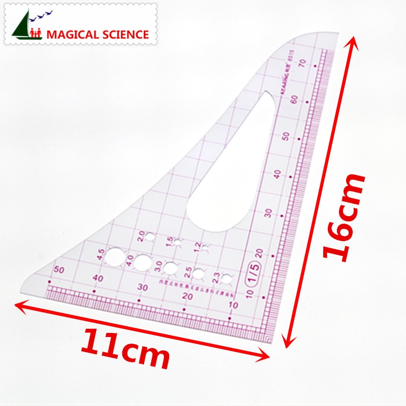plastic drawing template ruler,sandwich line ruler... – Vicedeal