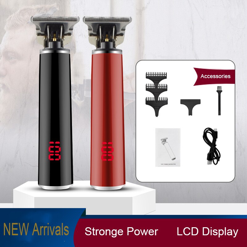 T Bald Head Hair Clipper USB Rechargeable Trimmer ... – Vicedeal