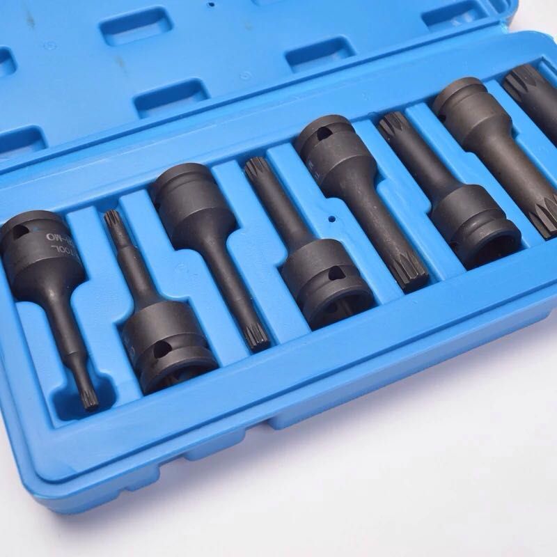 8 -delet slag torx stjernebits sokkel sæt t30 t40... – Grandado