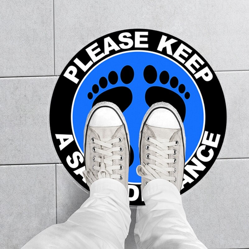 10Pcs Floor Decals-12inch Round Stickers-Waterproo... – Grandado