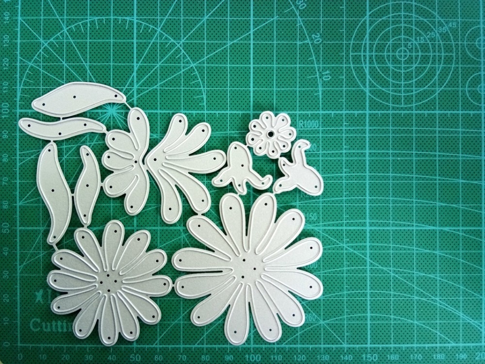 Hemere Daisy flower petal Frame Dies Metal Cutting... – Vicedeal