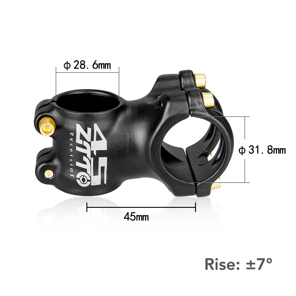 7 grad 45mm Fahrrad Stem Ultraleicht Fahrrad Vorba... – Grandado