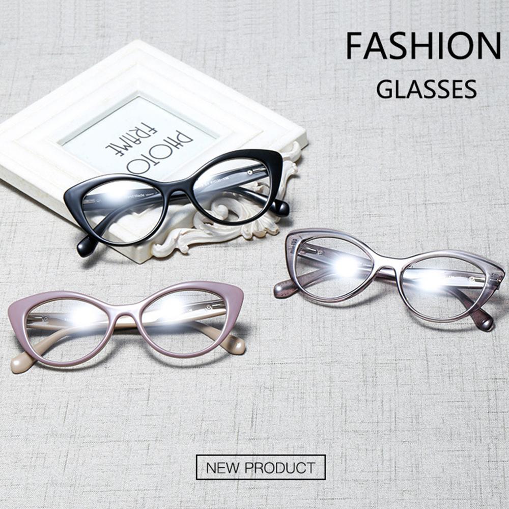 Belmon Cat Eye Spectacle Frame Women Eyeglasses Co... – Grandado