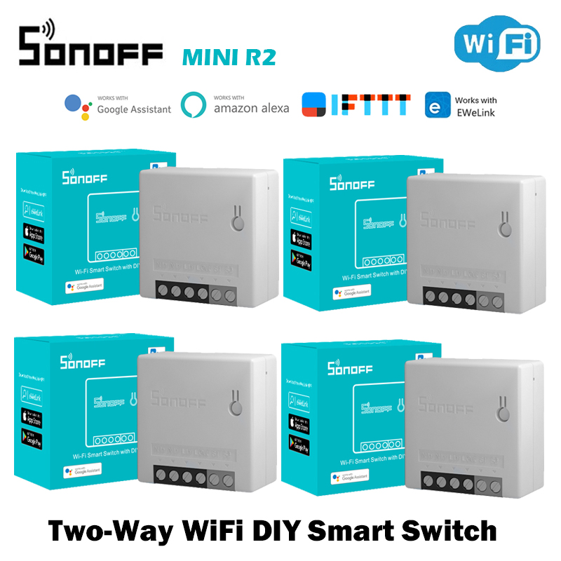 Sonoff Mini R2 Diy Wifi Smart Switch Timer Draadlo... – Vicedeal