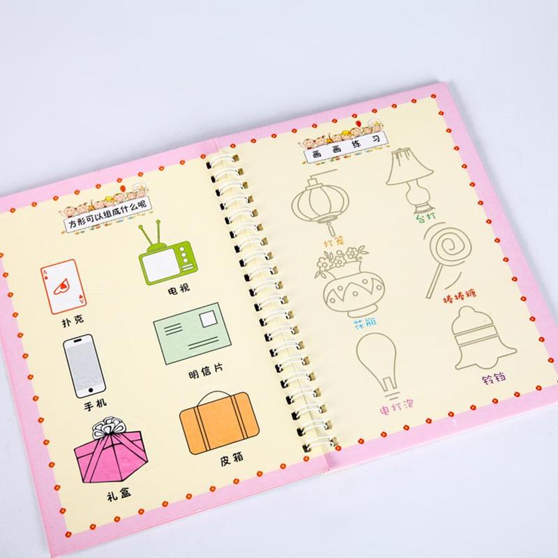 Writing Stickers Copybook Reusable English Copyboo... – Grandado