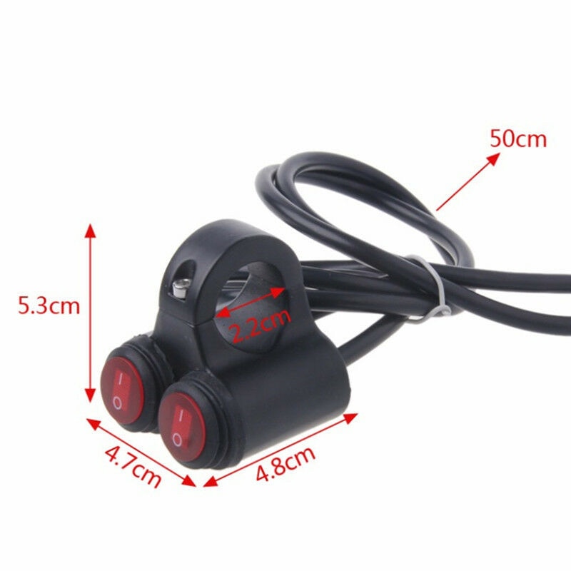 On/off Motorcycle switch DC 12V 2 Way Aluminum All... – Grandado