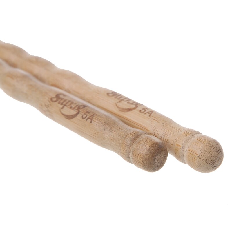 1 Pairs Wavy Pattern Bamboo Drumsticks 5A / 5B / 6... – Grandado