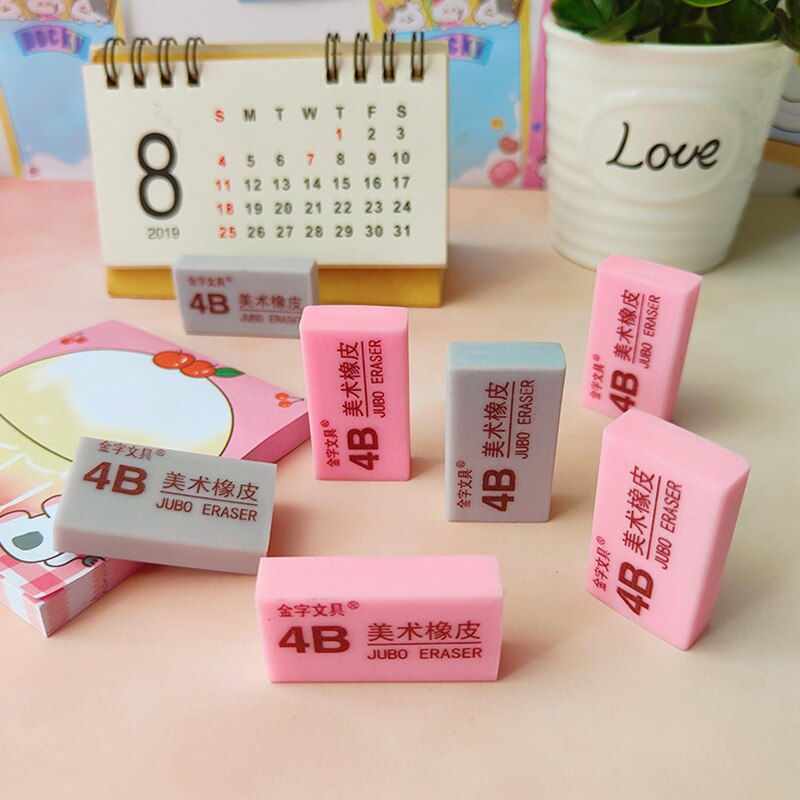1 Pcs Cute Pink 4B Art Eraser Child Painting Sketc... – Vicedeal