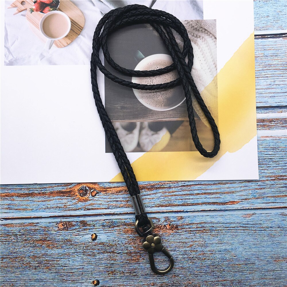 Handgemaakte Gevlochten Lanyards Pu Ketting Pols B... – Grandado
