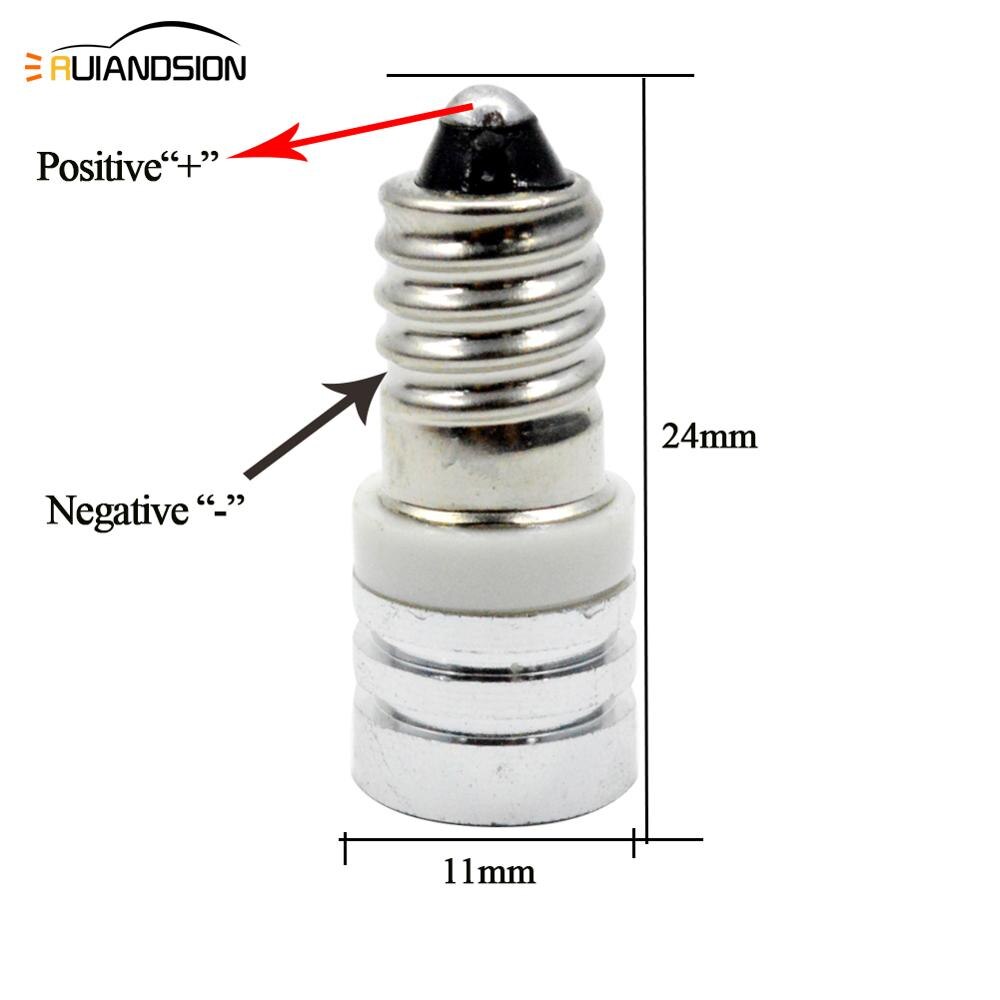 2 Pcs Dc 3V 6V 12V E10 Led Zaklamp High Power Cob ... – Grandado