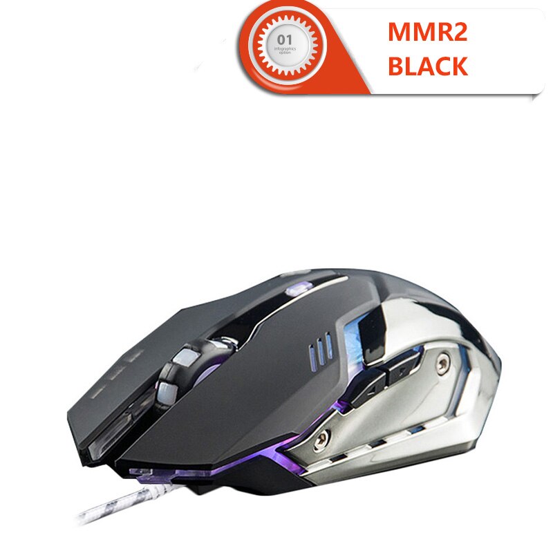 Ergonomic USB Wired Gaming Mouse 7 Button LED Comp... – Vicedeal