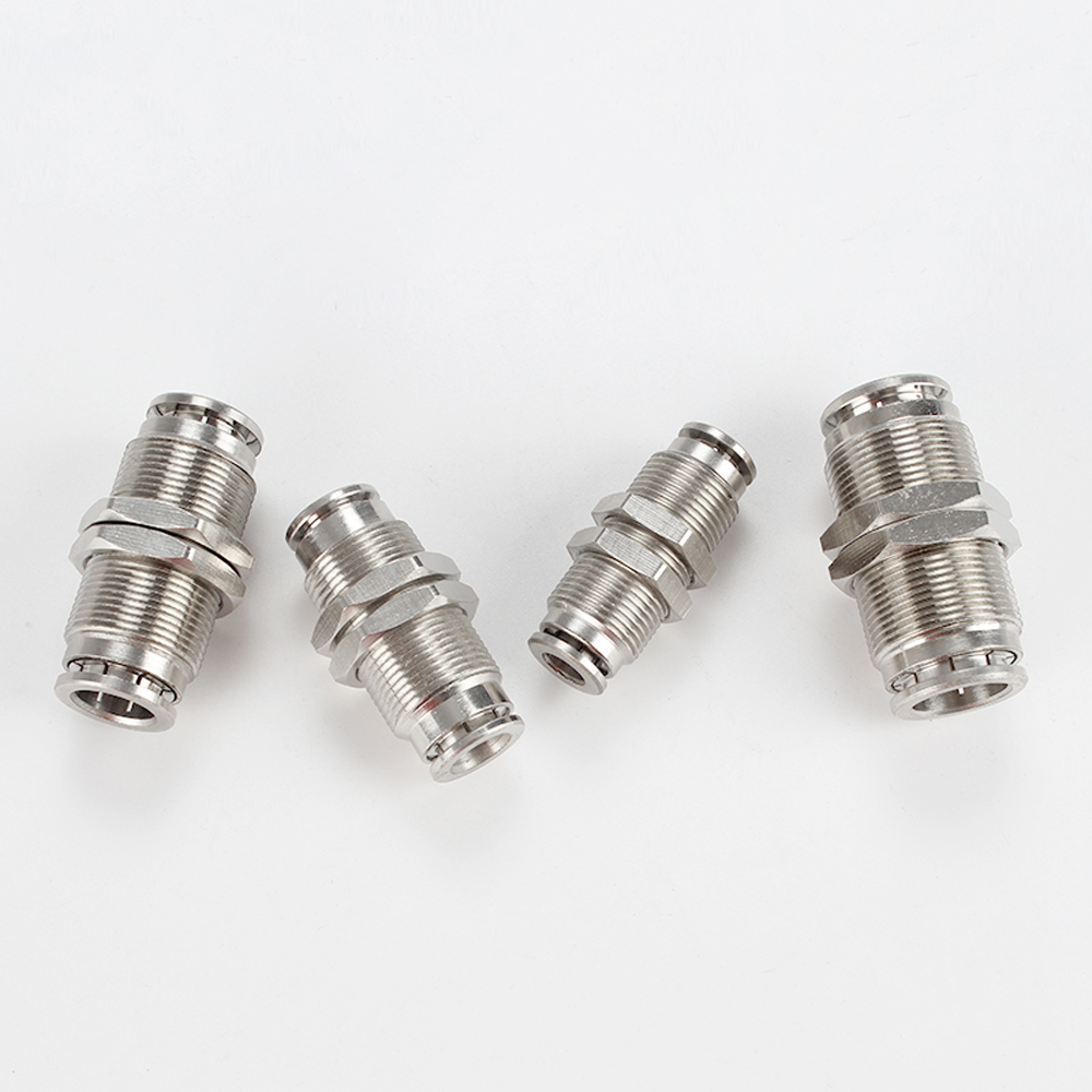 Pneumatic Fitting PM Bulkhead Union Quick Connecto... – Grandado