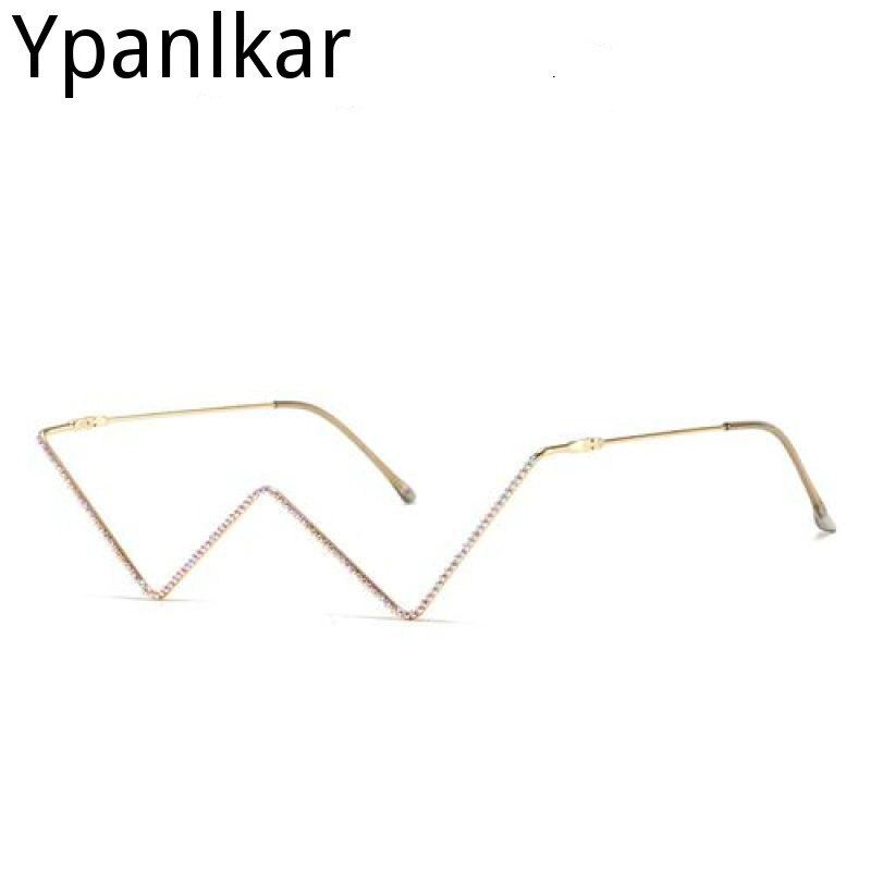 Diamond Steampunk Sunglasses Frames Triangle Eyegl... – Vicedeal