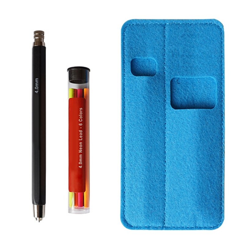 6 Colors 4.0mm Mechanical Pencils Set Writing Draw... – Vicedeal