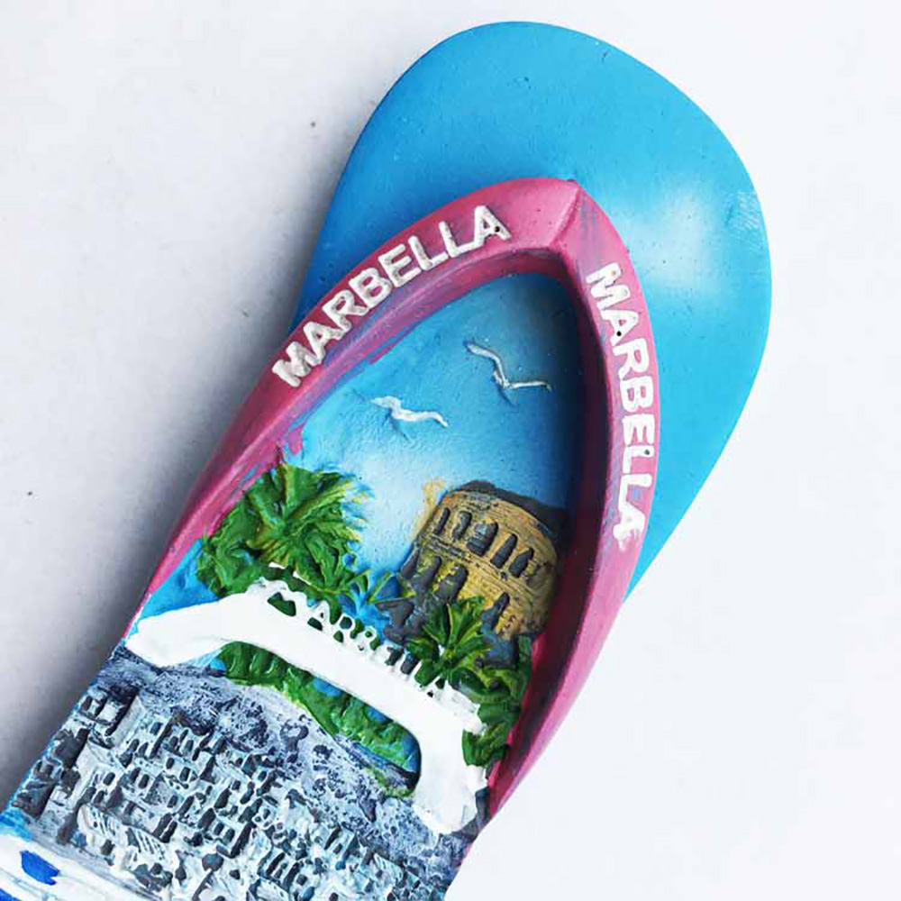 Lychee Spain Marbella Fridge Magnet Famouse City R... – Grandado