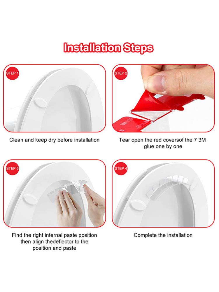 5PCS Urine Deflector Toilet Seat Toilet Splash Gua... – Grandado
