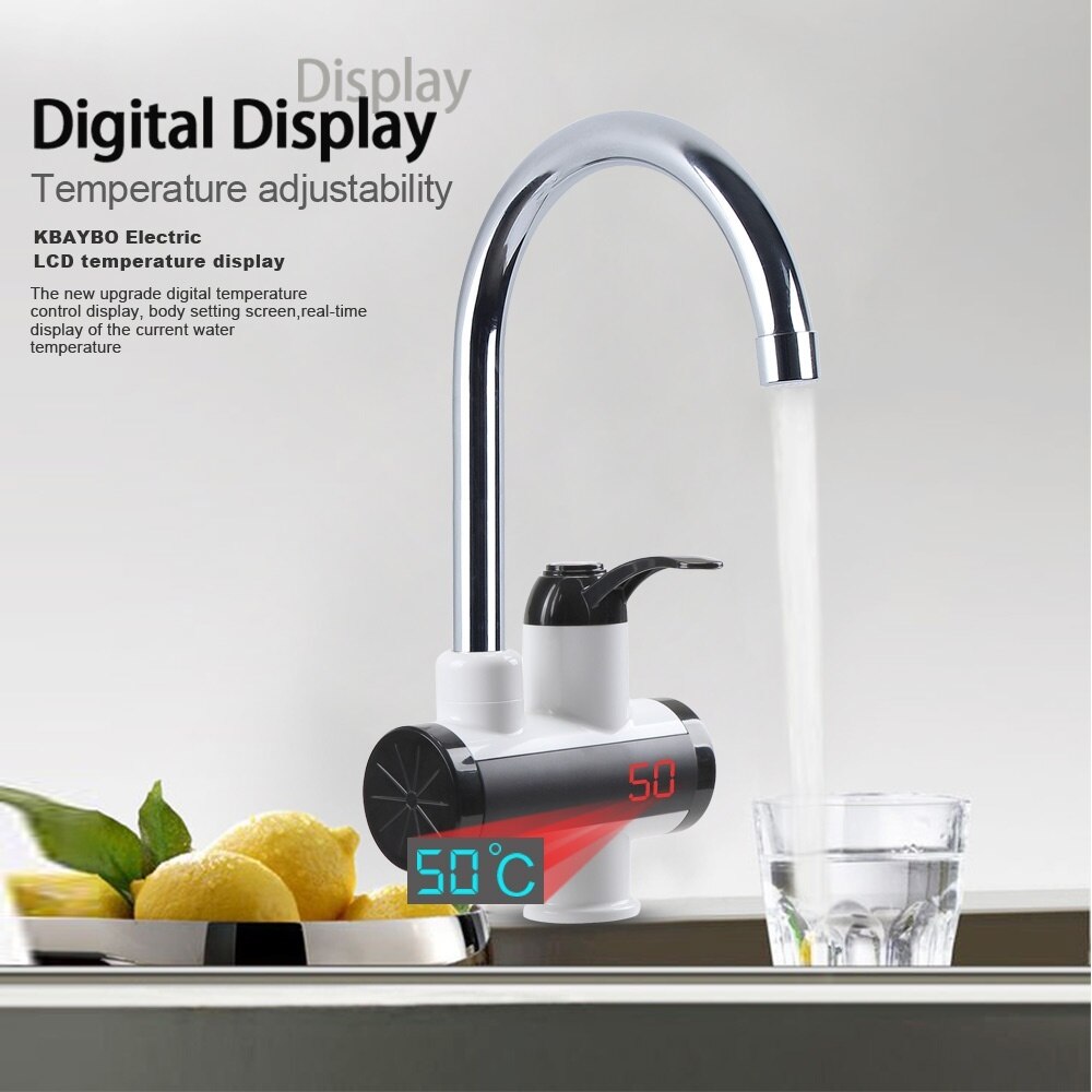 220V 3000W Electric Kitchen Water Heater Tap Insta... – Vicedeal