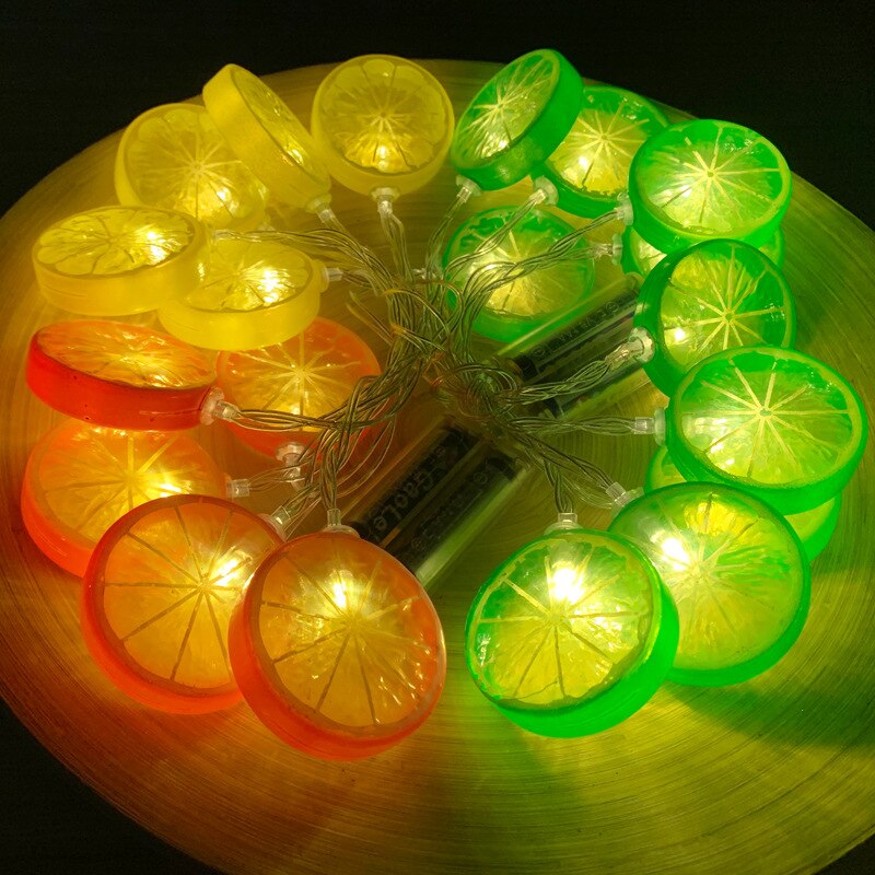 Slice Fruit Lemon 10 LED 1.5m String Lights Flashi... – Vicedeal