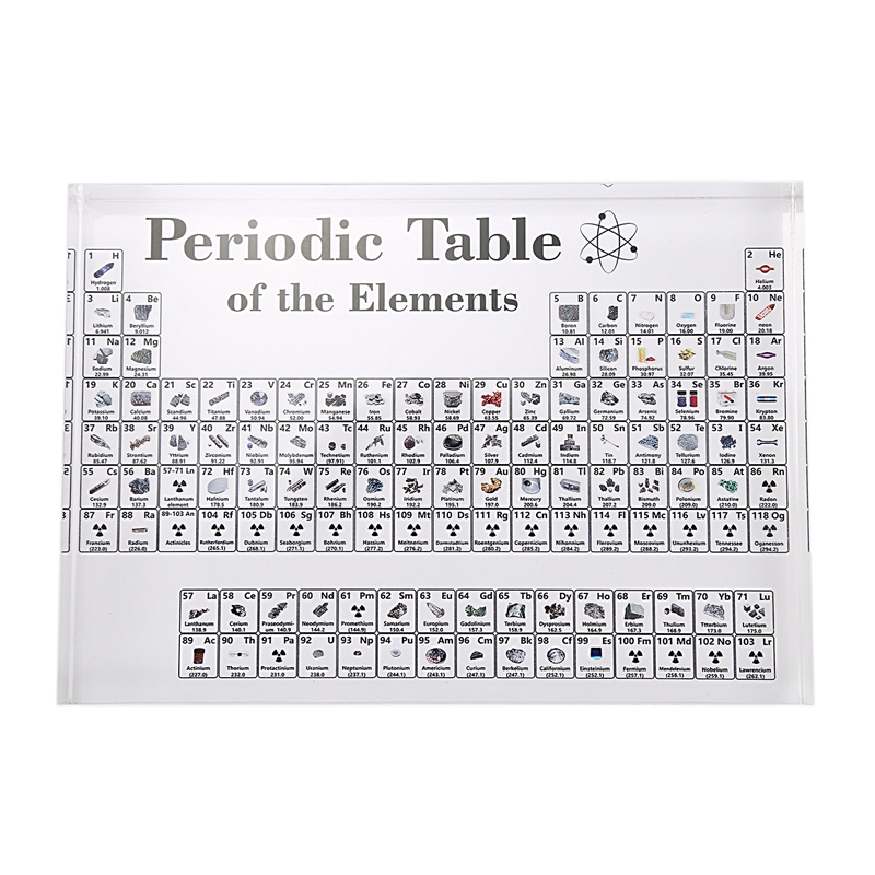 Acryl Periodische Tabelle Display mit Elemente Tis... – Vicedeal