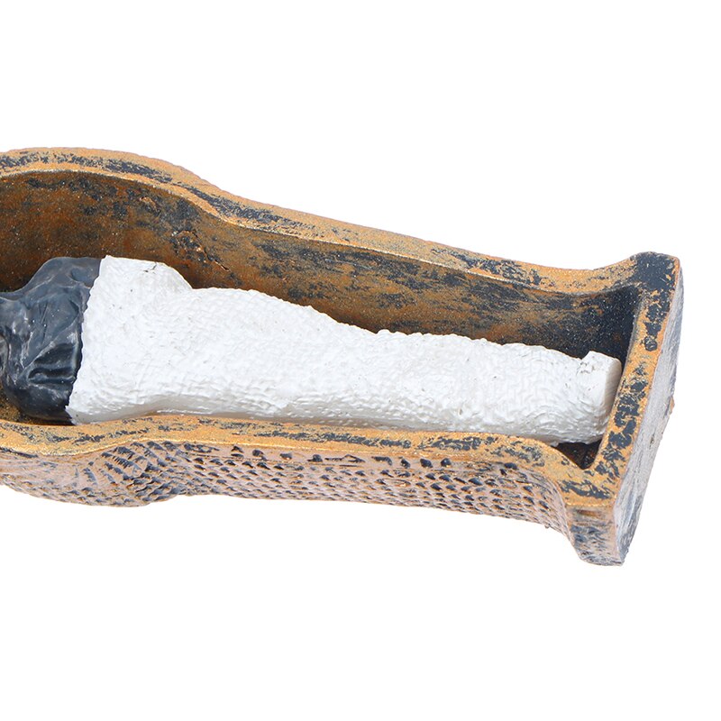 Resin artwork Egyptian mummy sand table decoration... – Grandado