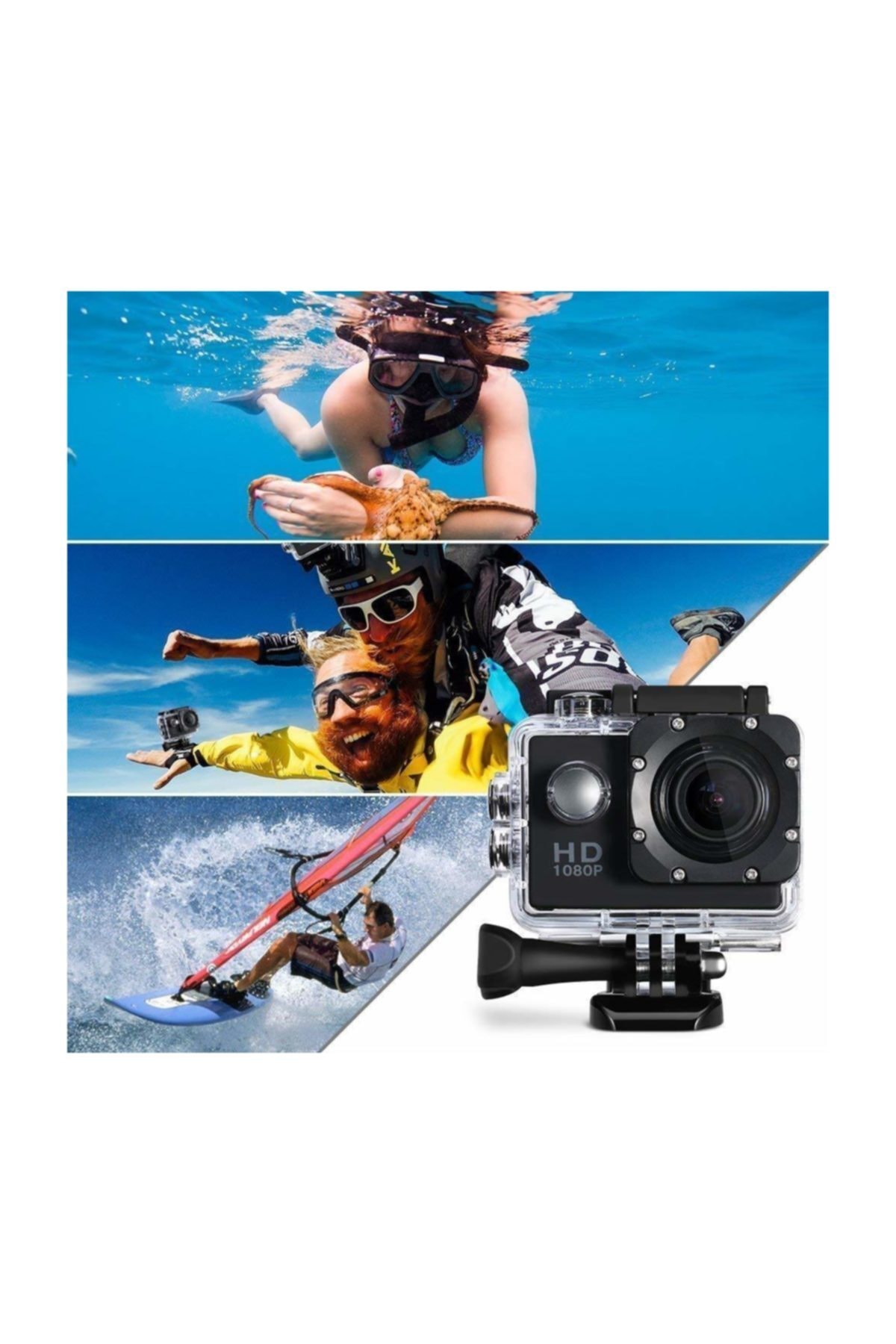 Eye 1080p Hd Waterproof Action Camera Black – Vicedeal