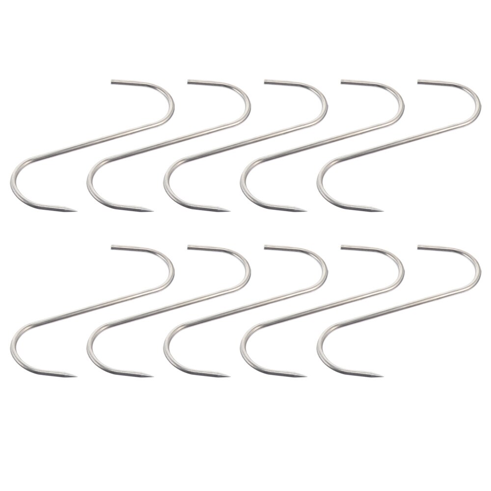 10PCS Meat Hooks Stainless Steel Poultry Hooks Han... – Vicedeal