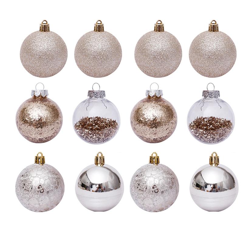 30pcs 6cm Christmas Tree Decoration Ball Bauble Xm... – Grandado