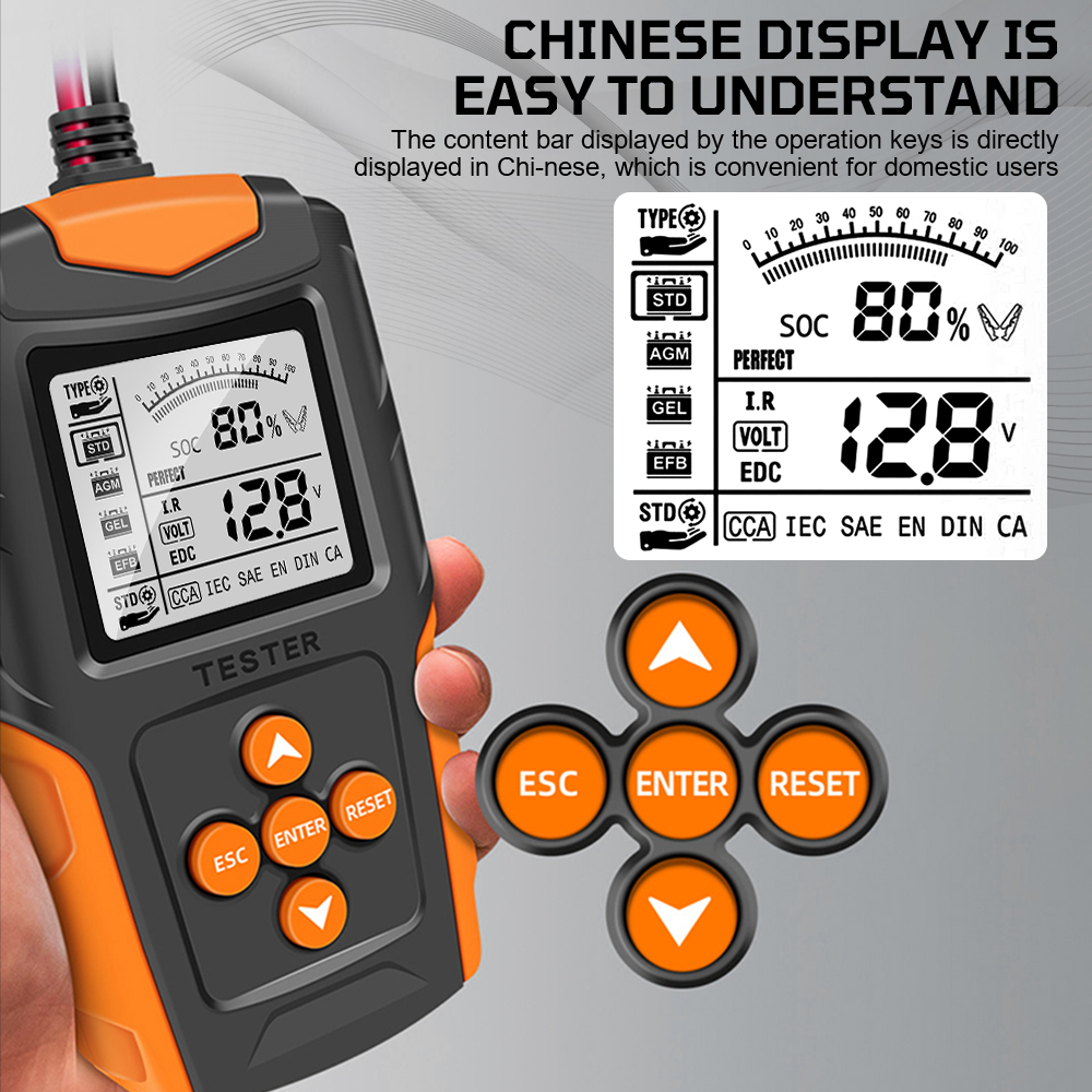 Battery Analyzer 12V 24V Auto Diagnostic Tools For... – Grandado
