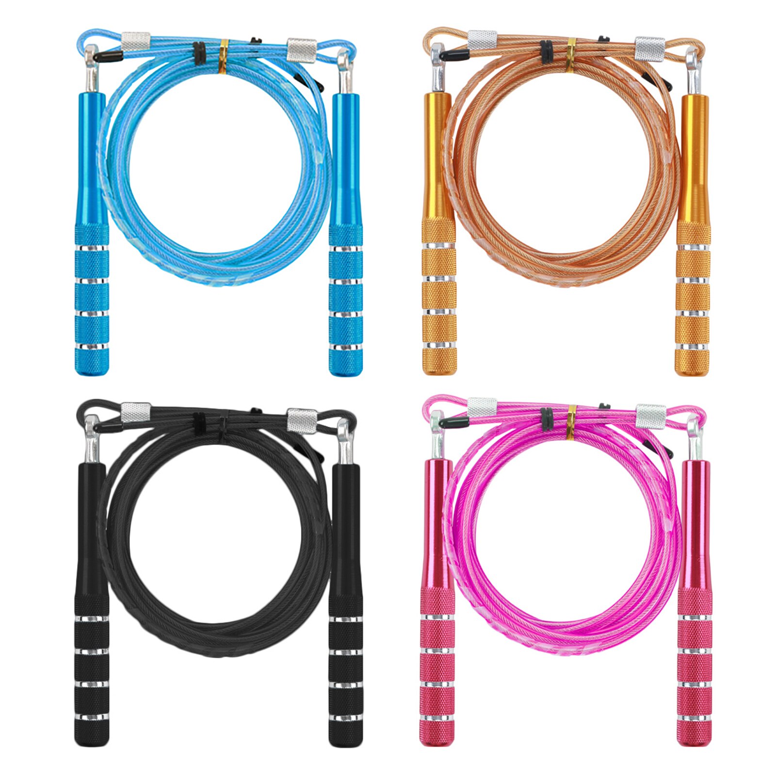 Jump Rope Skipping Kabel Staal Bold 4Mm Fitness Tr... – Grandado