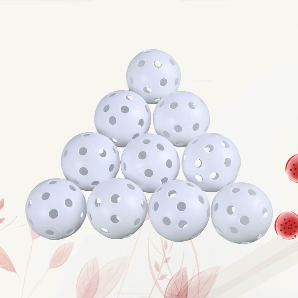 24pcs Air Flow Hollow Balls for Practice (White) – Grandado