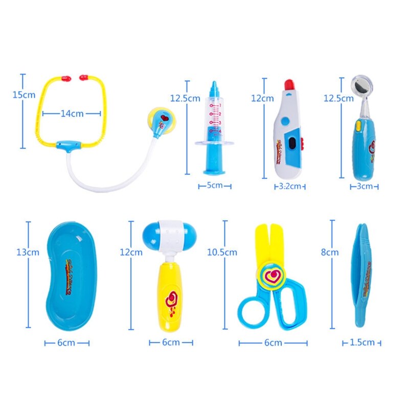 8PCS Dollhouse Simulation First-Aid Kits w/ Odonto... – Vicedeal