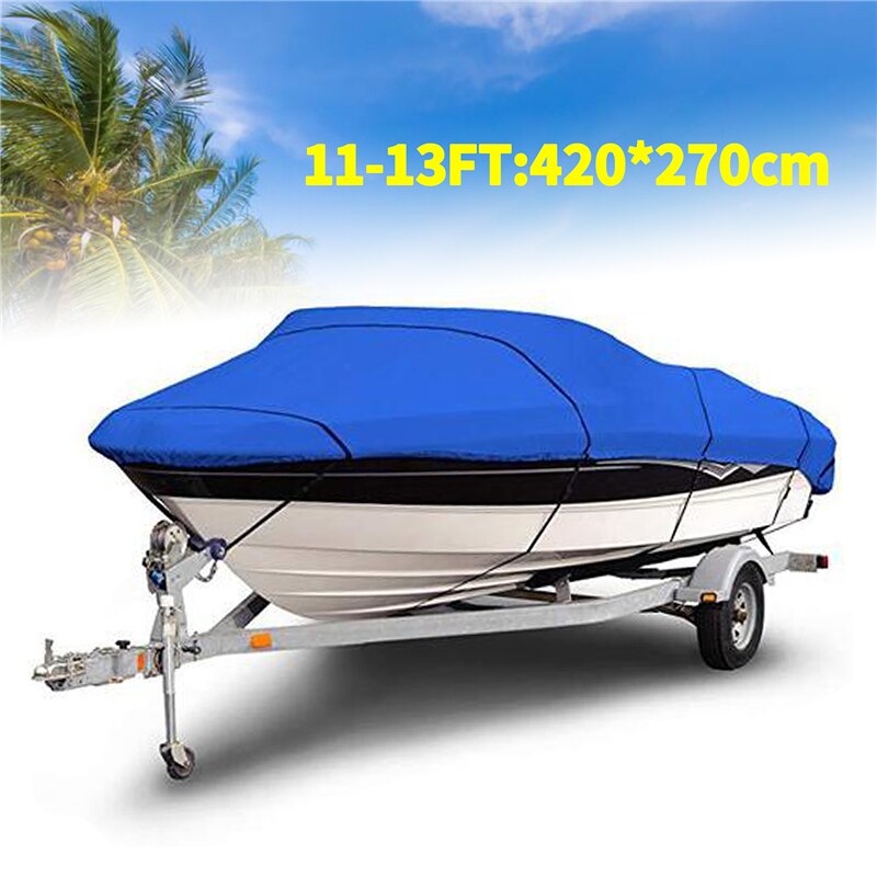 Blue Waterproof Boat Cover Multi-size Heavy Duty F... – Grandado