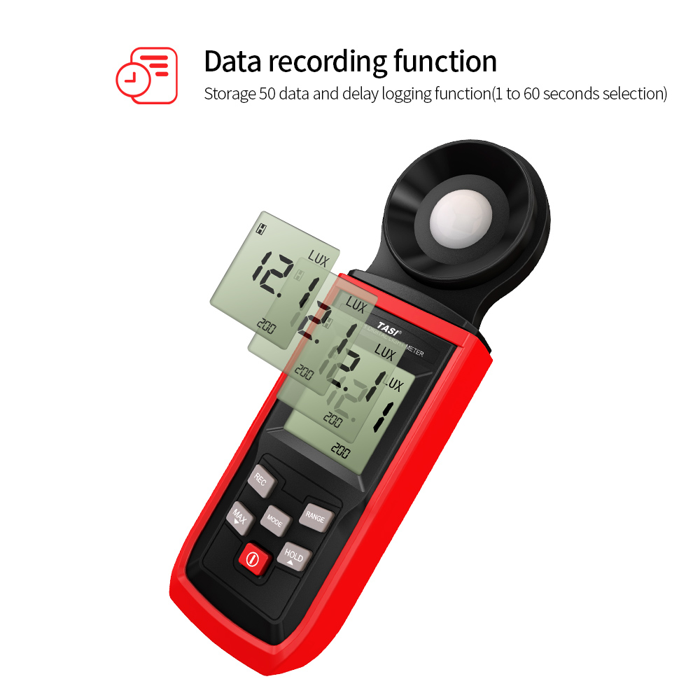 TASI Handheld Lux Meter LCD Luminometer Digital Ph... – Grandado