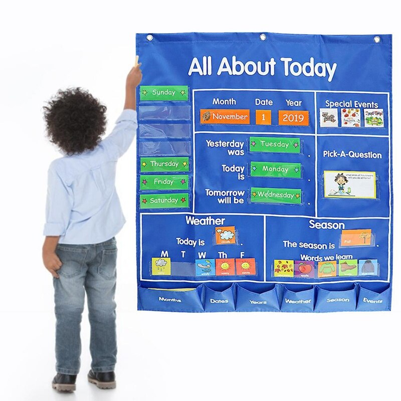 Kids All About Today Pocket Chart Daily Classroom ... – Grandado