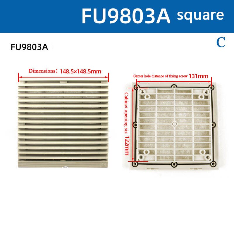 Ventilation fan filter shutter shutter exhaust fan... – Grandado