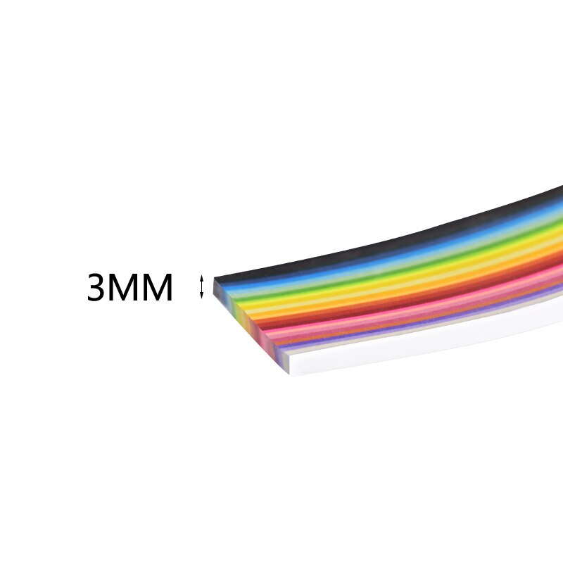 260pcs 3/5/7/10mm Mixed Color Strips Paper Quillin... – Grandado