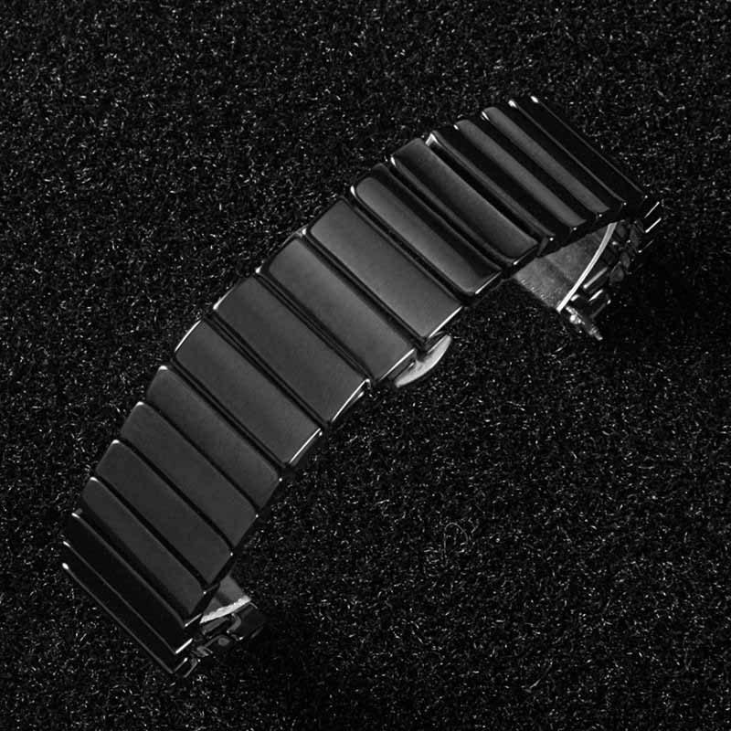 Watch Band Push Button Hidden Clasp Ceramic Bracel... – Vicedeal