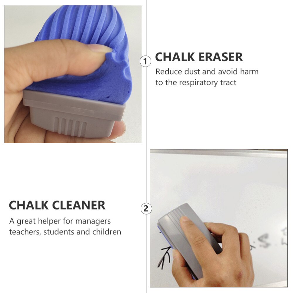 2Pcs Blackboard Eraser Collodion Chalk Eraser Vers... – Vicedeal