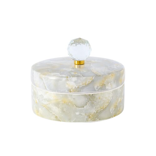 European-style Ceramic Marble Storage Box Househol... – Grandado