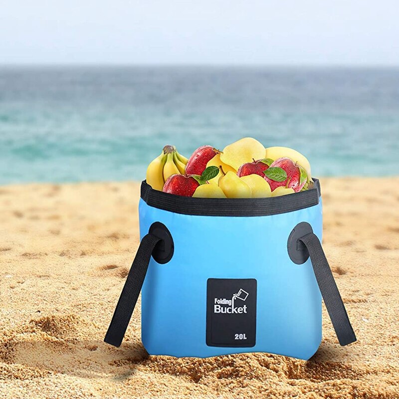 Collapsible Bucket with Handle Portable Lightweigh... – Grandado