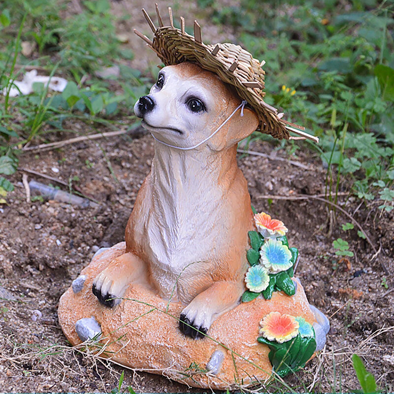 Simulation cute mongoose animal round forest statu... – Grandado