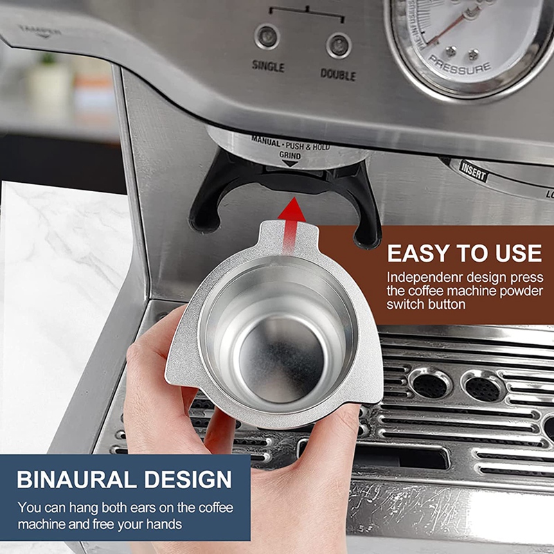 Dosing Cup 54mm, Coffee Powder Picker Aluminum Met... – Vicedeal