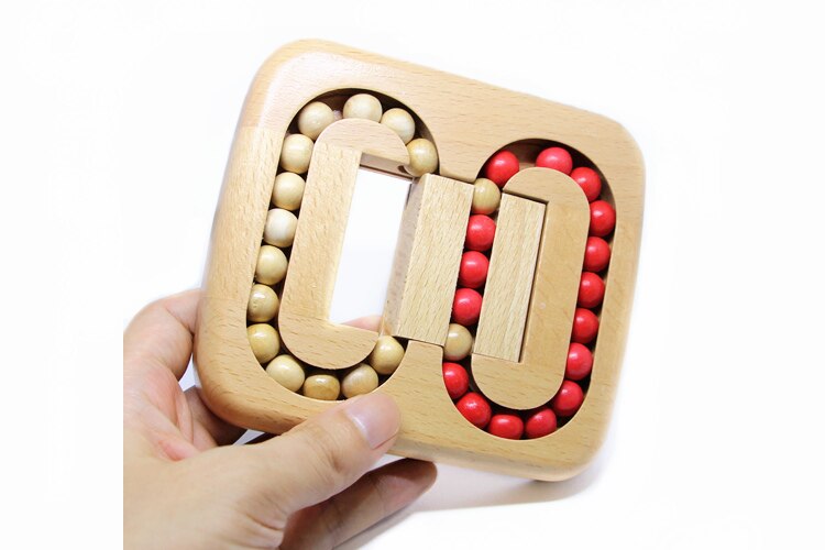 Wooden Flat Ball Maze Game Bearing Puzzle Adult Ed... – Vicedeal