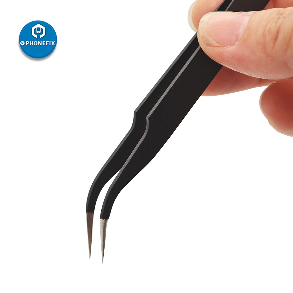 Anti-static ESD Stainless Steel Forceps Phone Repa... – Grandado