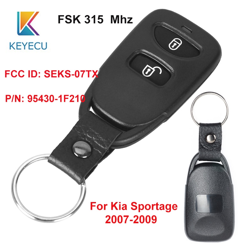 KEYECU 2 Button Car Remote Key Fob 315MHz FSK for ... – Grandado