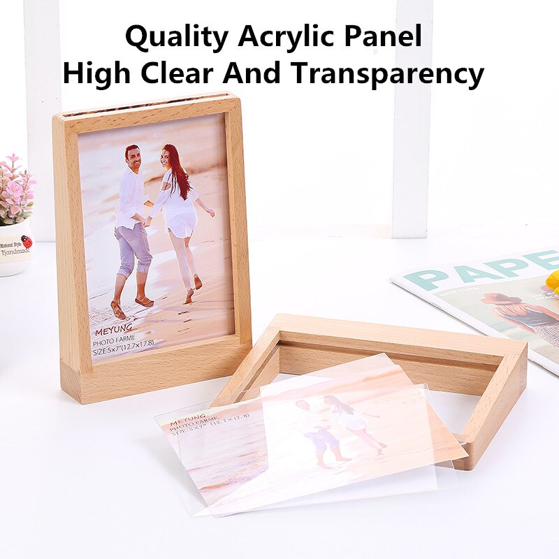 6 inch Clear Freestanding Frameless Sign Holder Wo... – Vicedeal