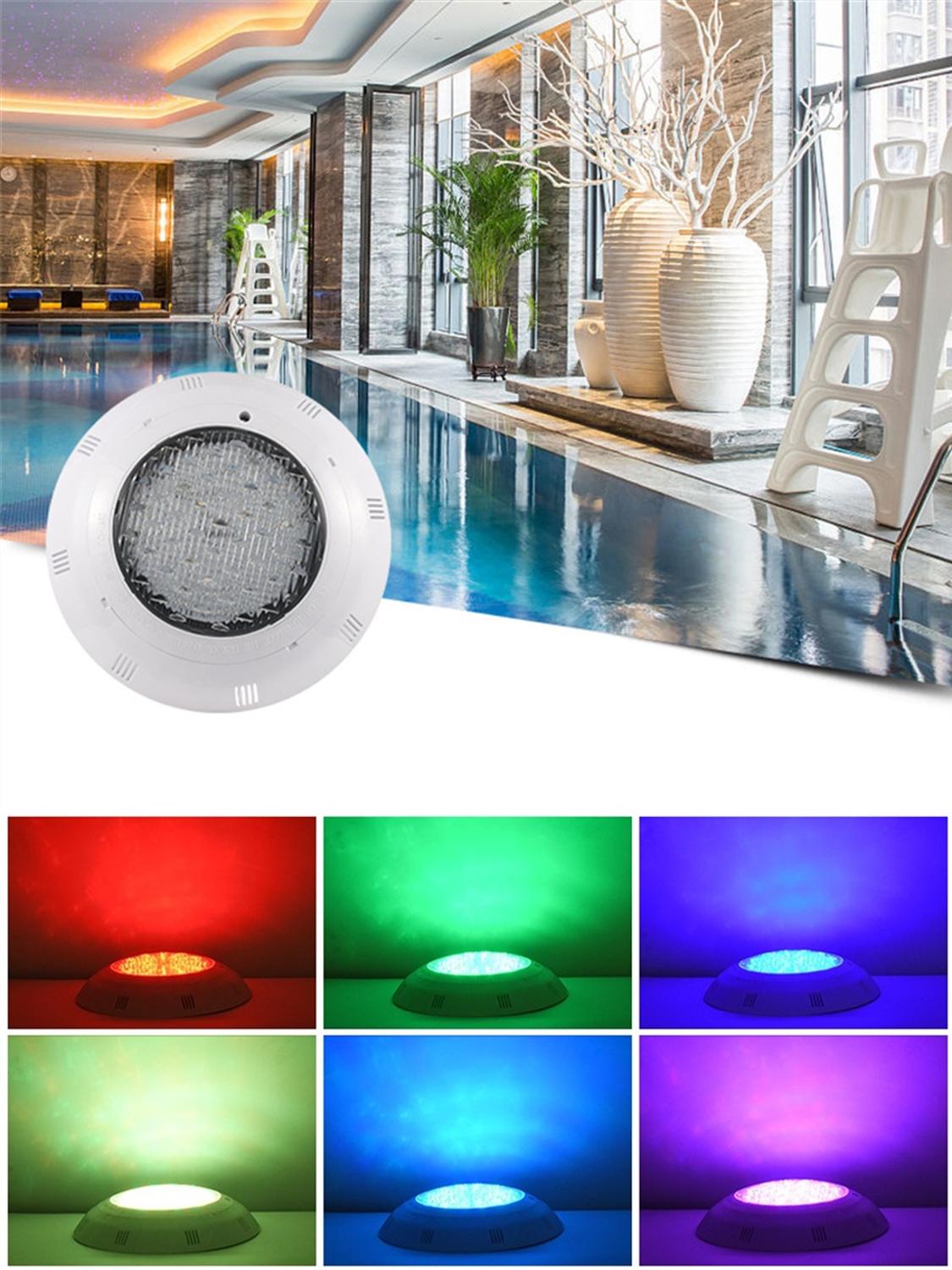 12W LED lampe de piscine IP68 LED ronde LED lumièr... – Grandado
