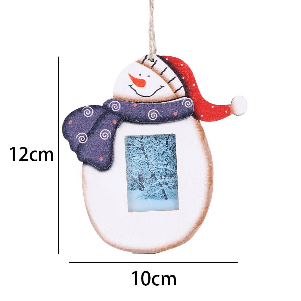 Christmas Santa Claus Snowman Photo Frame Picture ... – Grandado